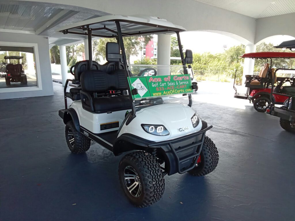 Icon Gas 4L, G40L, 4-PASS, EFI GAS, Lifted - Ace of Carts